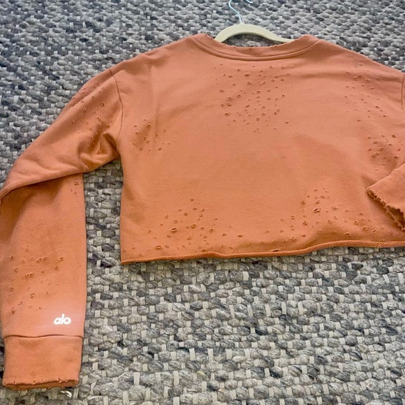 ALO Yoga | Sweaters | Alo Yoga Cropped Sweater | Poshmark